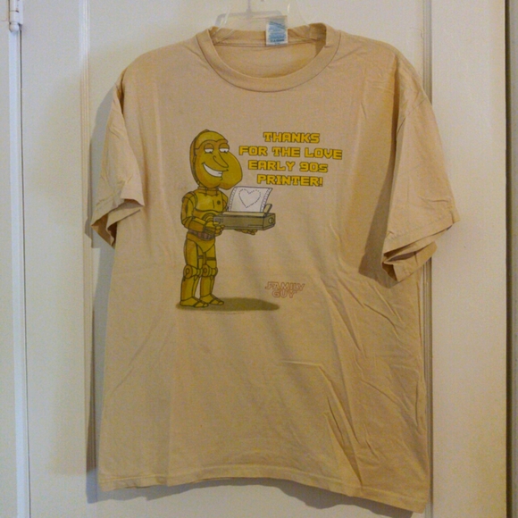 Delta | Shirts | Family Guy Quagmire C3po Thanks For The Love Early 9s ...